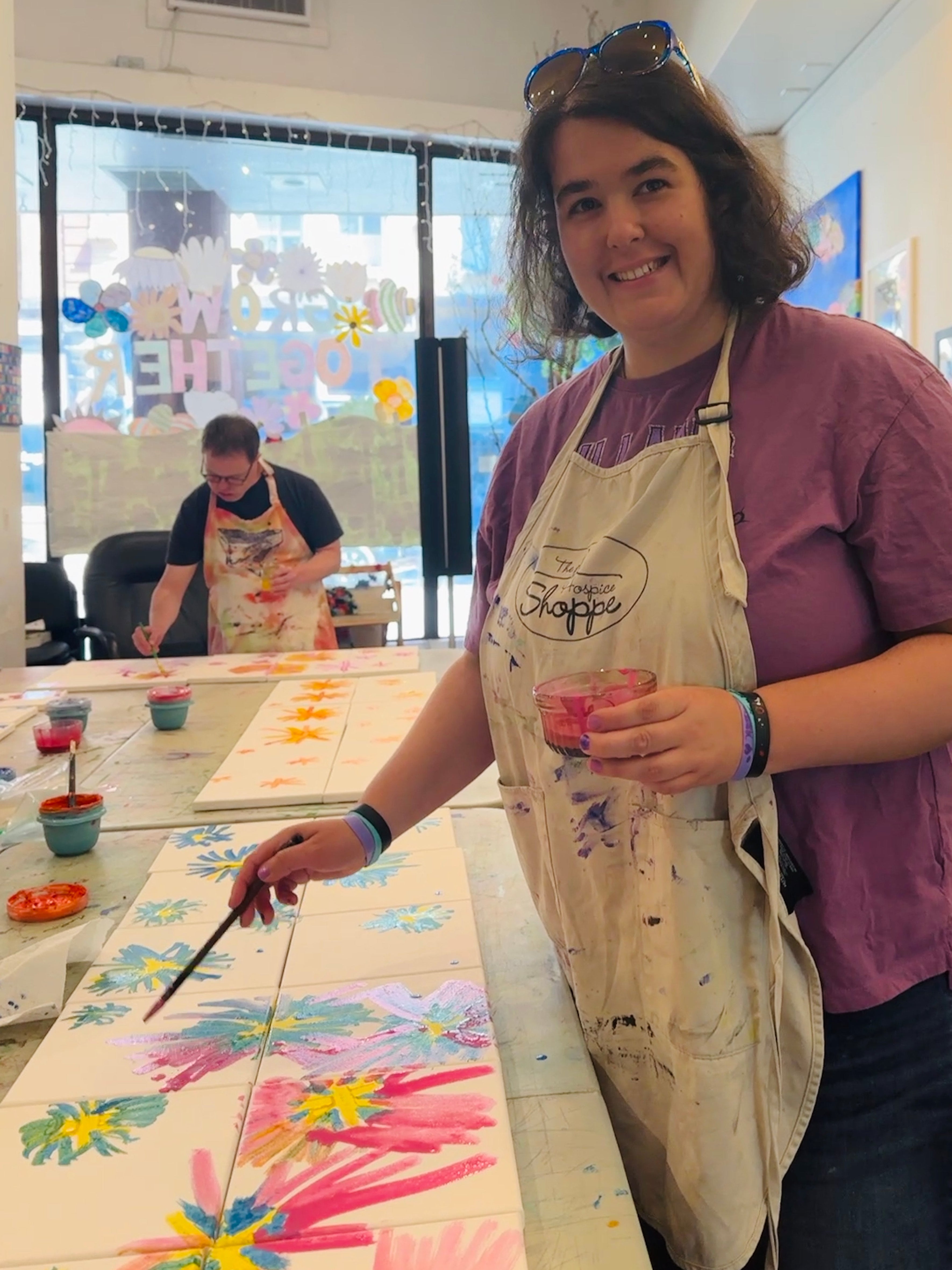 Building Community art – L’Arche Saint John